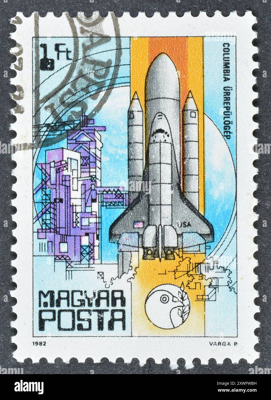 Stamp space nasa hi-res stock photography and images - Alamy