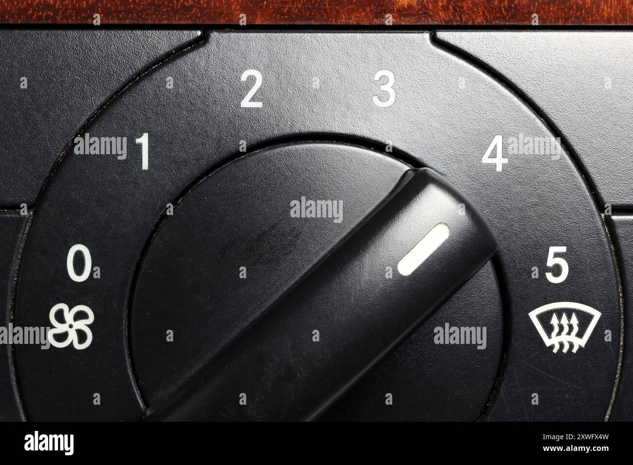 air flow intensity switch inside a used car Stock Photo - Alamy