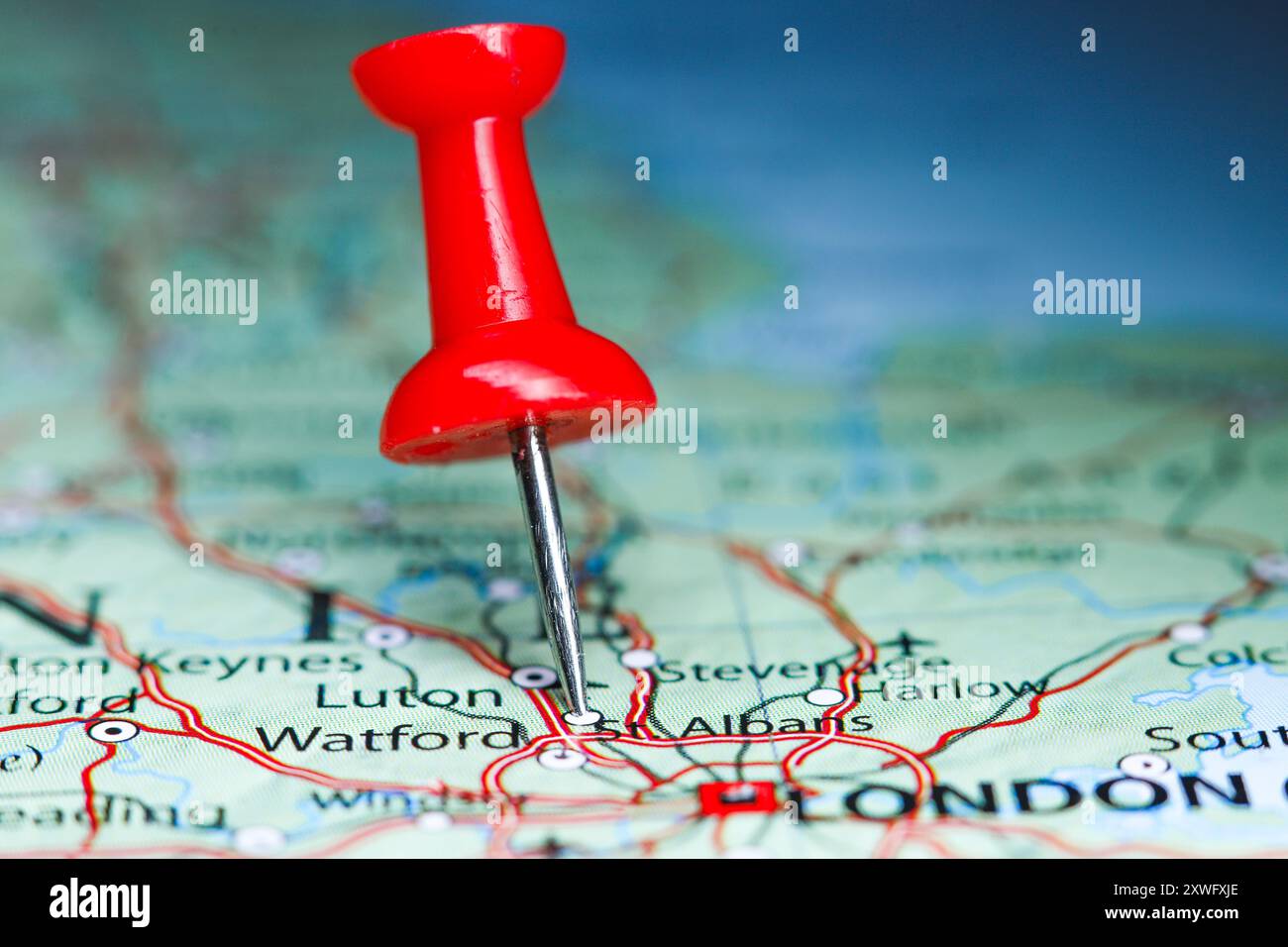 Map of watford hi-res stock photography and images - Alamy