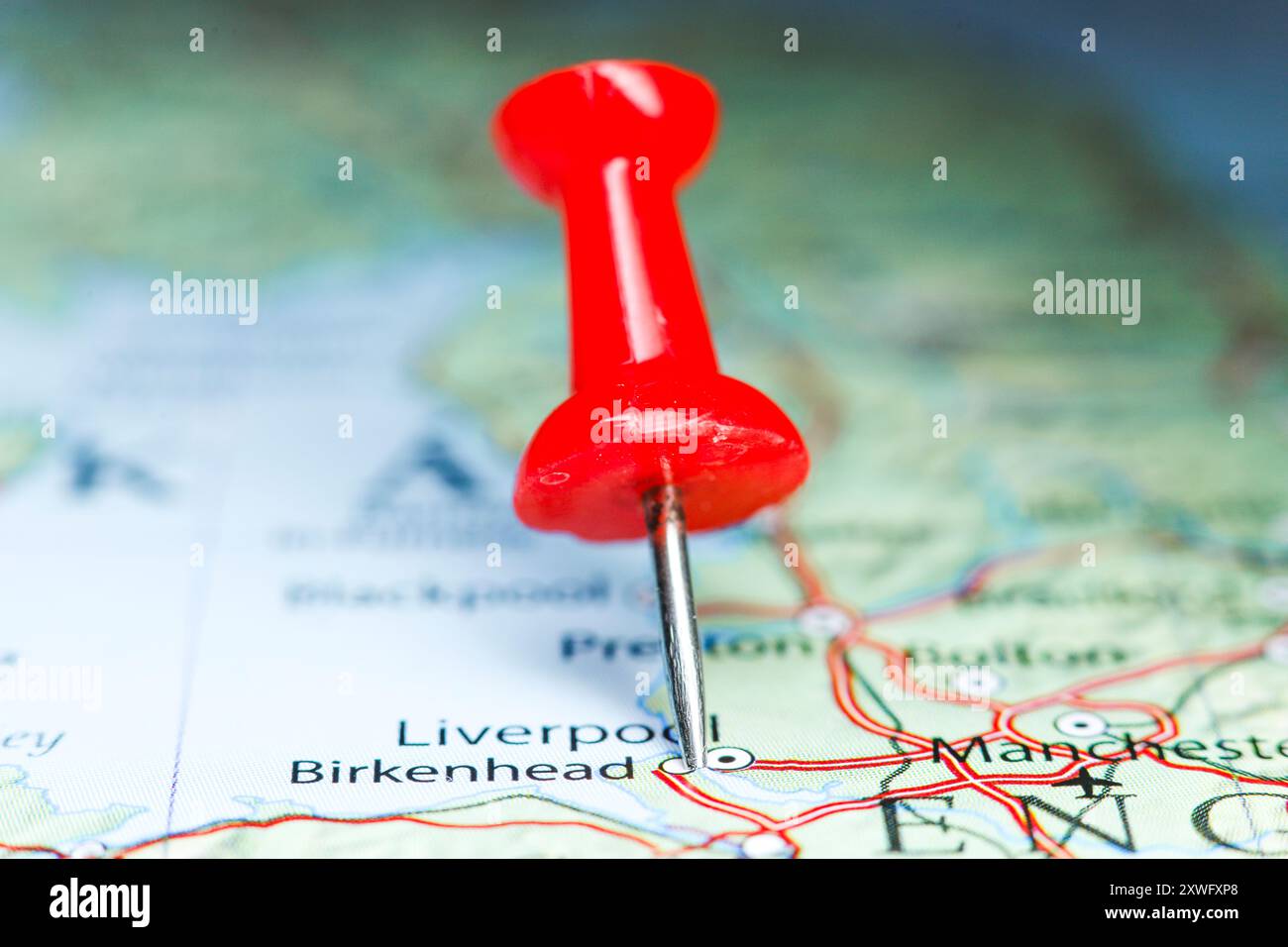 Map of birkenhead hi-res stock photography and images - Alamy