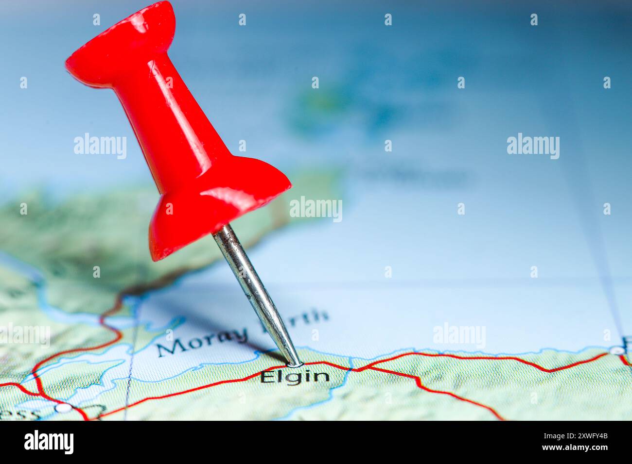 Elgin map hi-res stock photography and images - Alamy