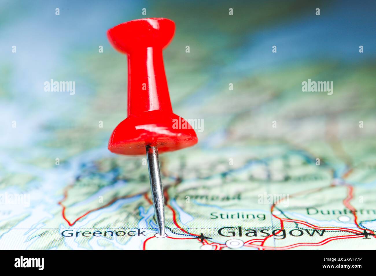 Greenock map hi-res stock photography and images - Alamy