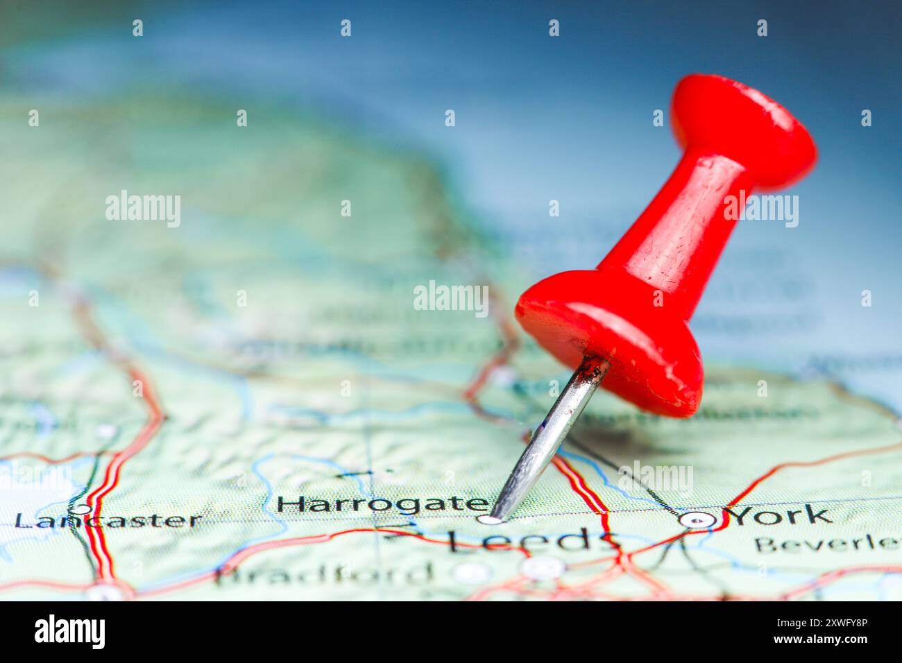 Map of harrogate hi-res stock photography and images - Alamy