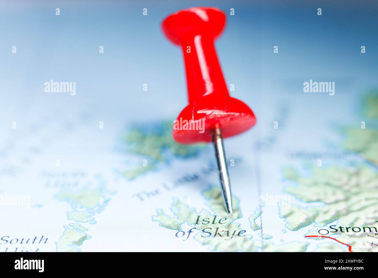 Map of the isle of skye hi-res stock photography and images - Alamy