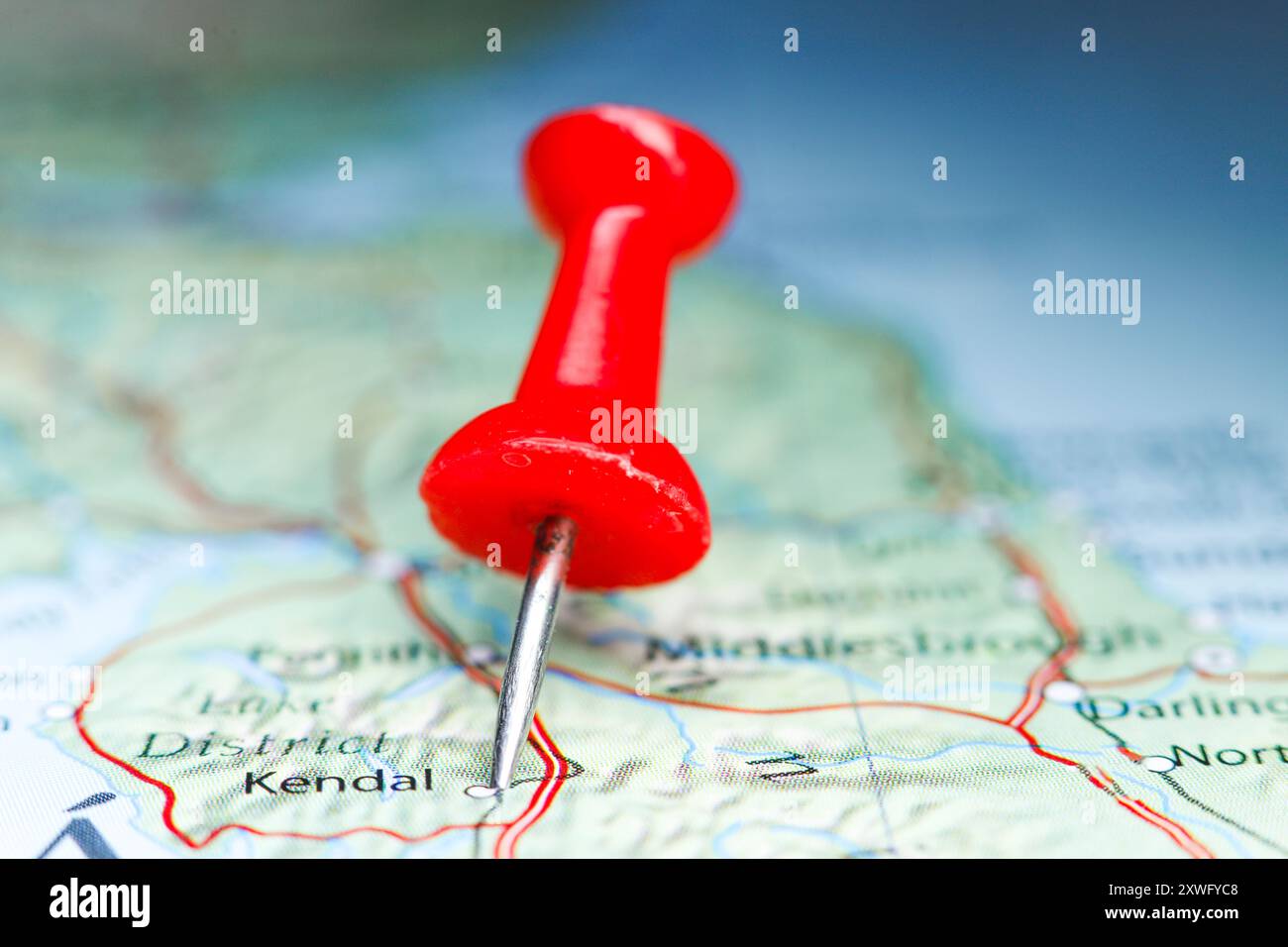 Kendal map hi-res stock photography and images - Alamy