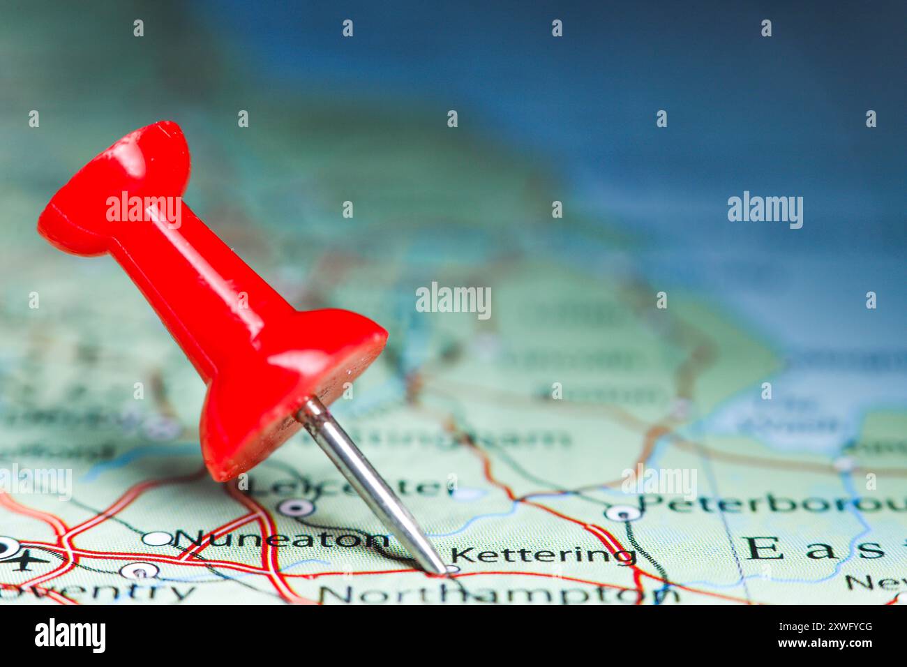 Kettering map hi-res stock photography and images - Alamy