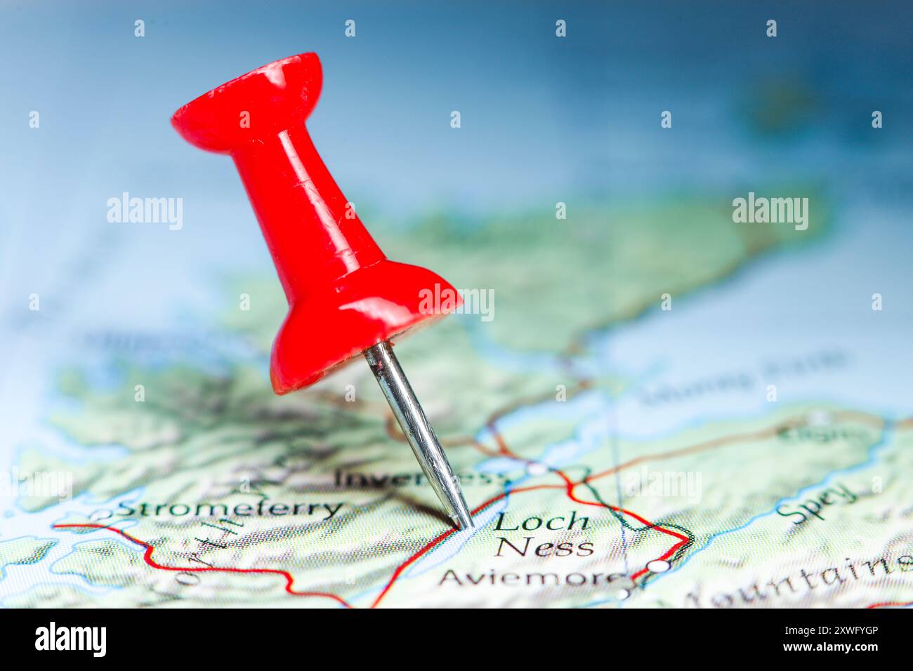 Map of ness city hi-res stock photography and images - Alamy