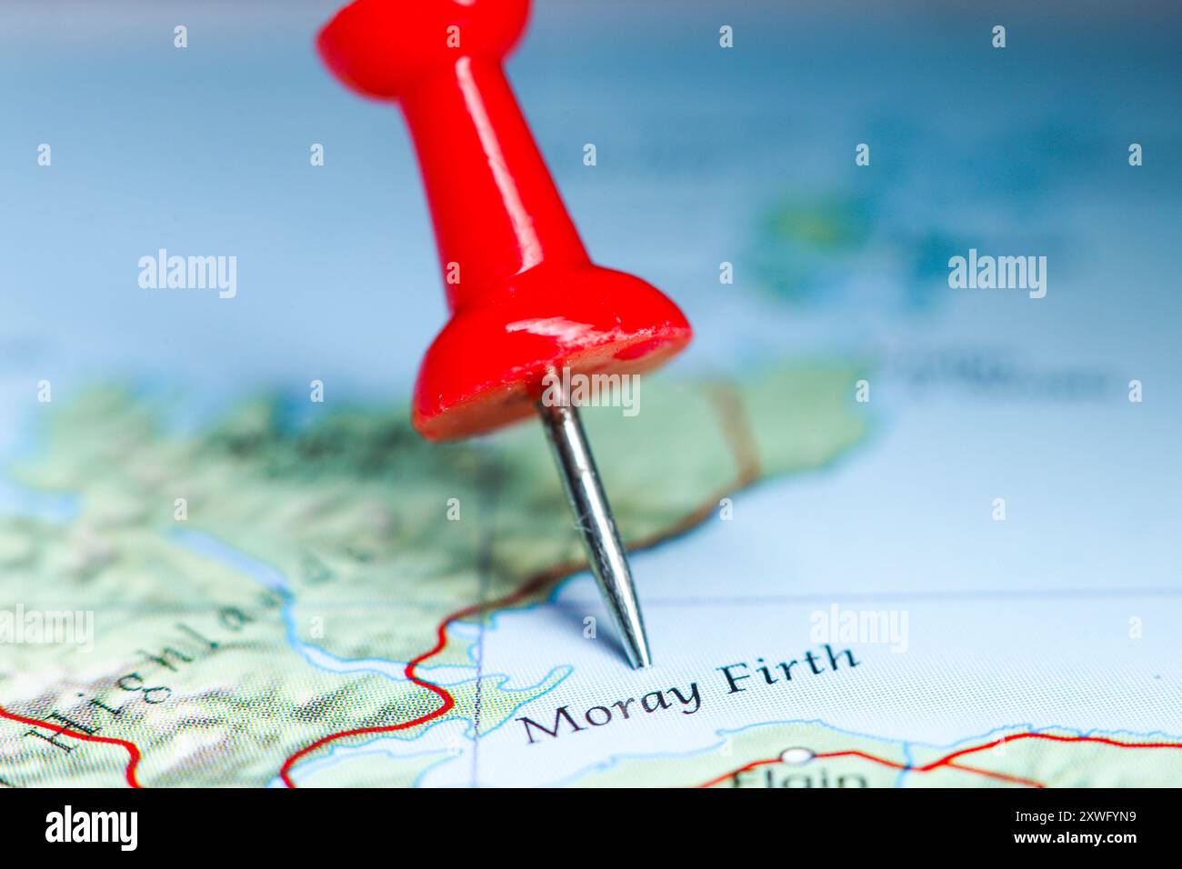 Map of moray firth hi-res stock photography and images - Alamy