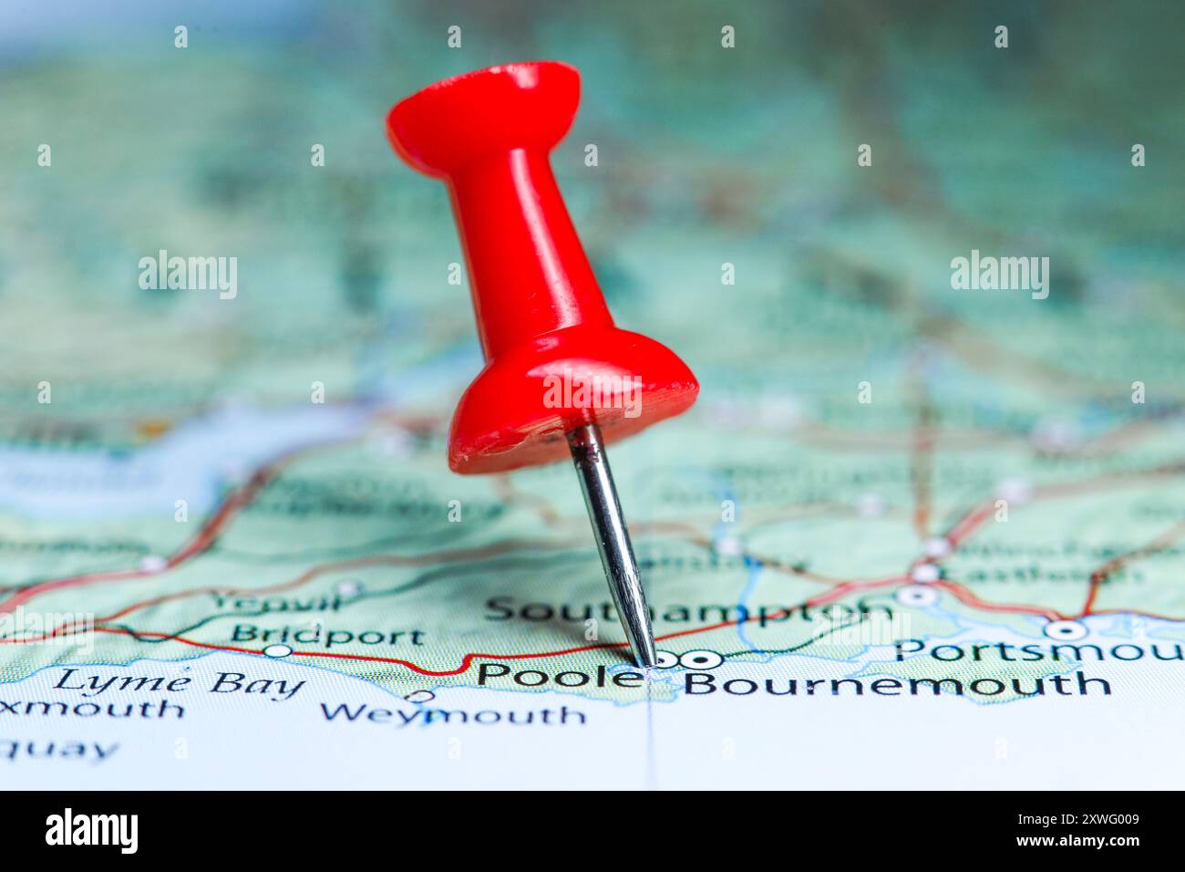 Poole map hi-res stock photography and images - Alamy