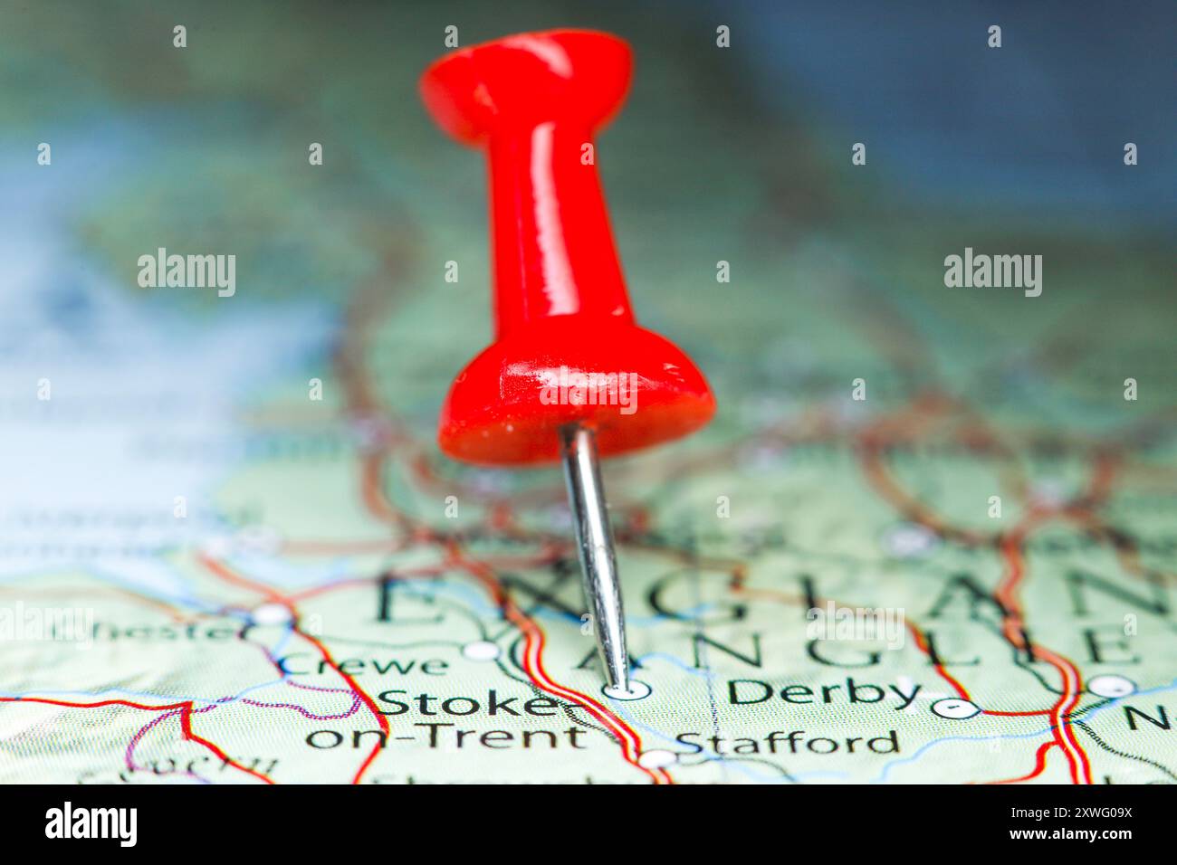 Map of stoke on trent hi-res stock photography and images - Alamy