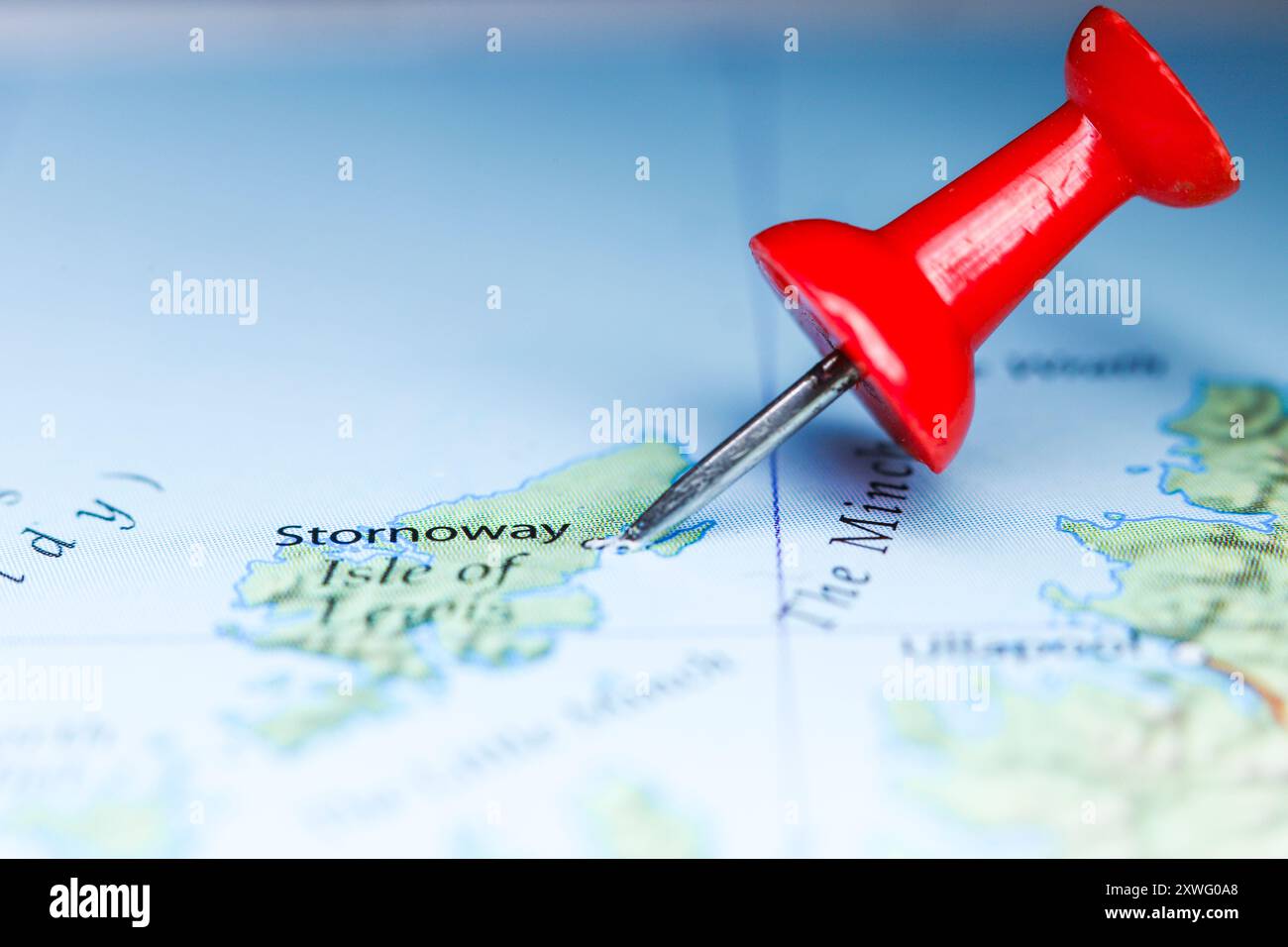 Map of stornoway hi-res stock photography and images - Alamy