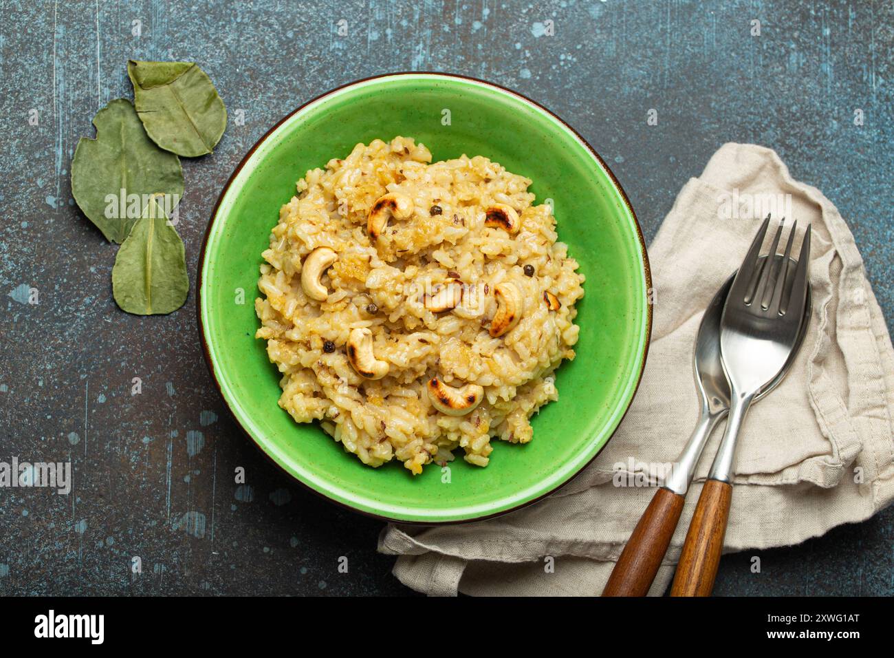 Ven Pongal (Khara Pongal), traditional Indian savoury rice dish made ...