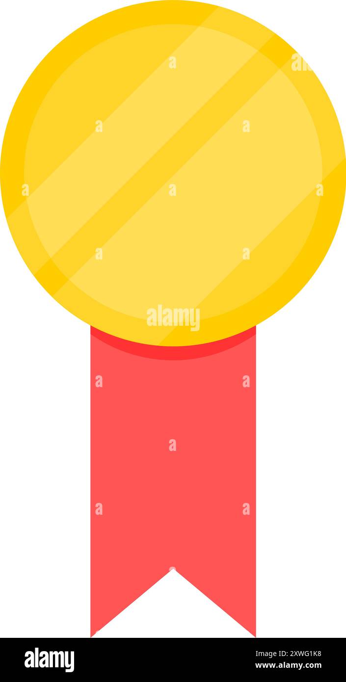 Gold medal. Round gold medal Stock Vector Image & Art - Alamy