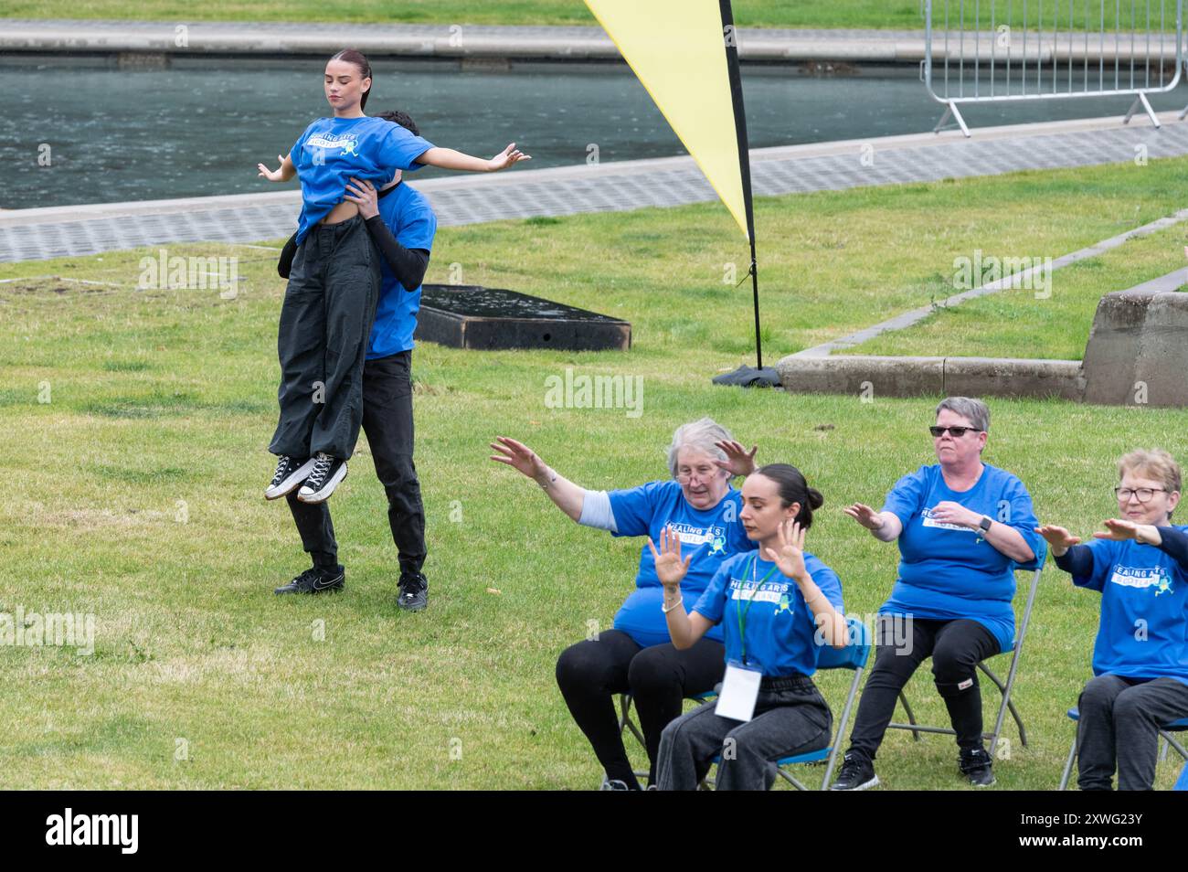 Edinburgh, 19th August, 2024. Scottish Ballet presented a specially commissioned dance piece ...