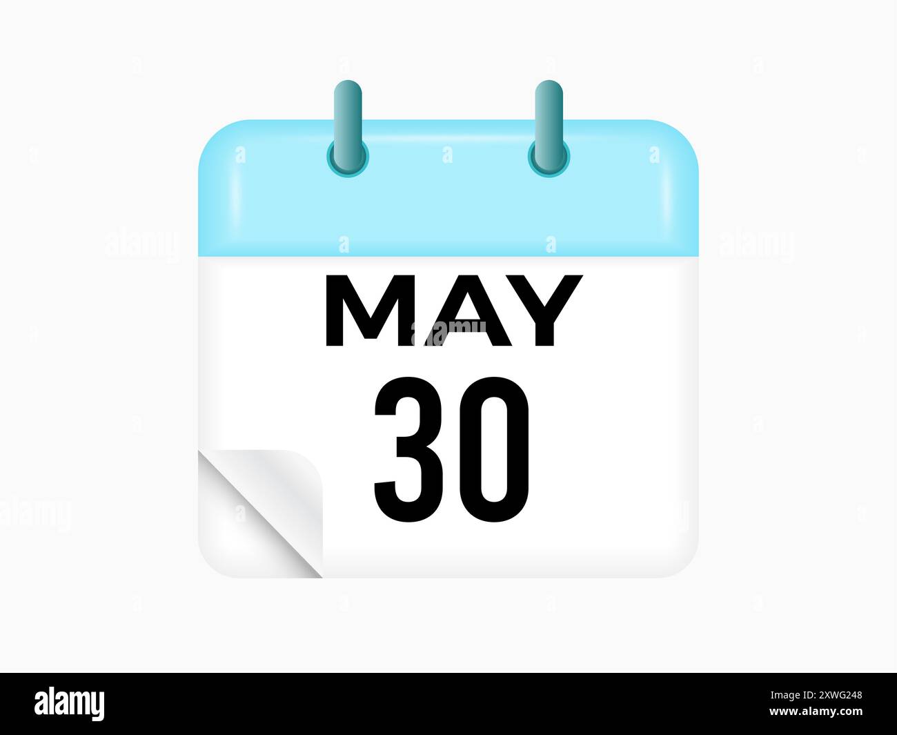 May 30 - calendar and Time planner. Daily Calendar Icon reminder ...