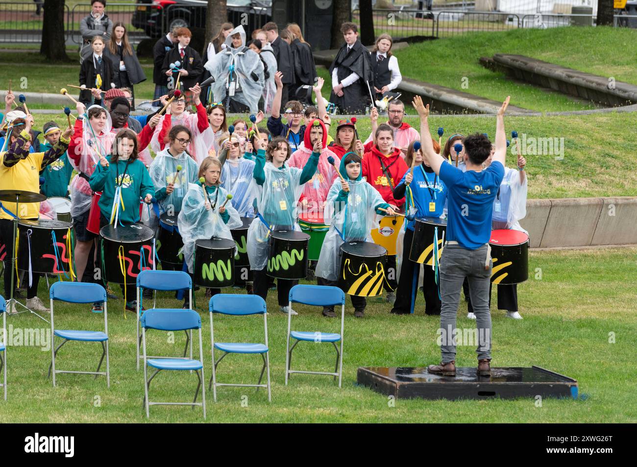 Edinburgh, 19th August, 2024. Scottish Ballet presented a specially commissioned dance piece ...