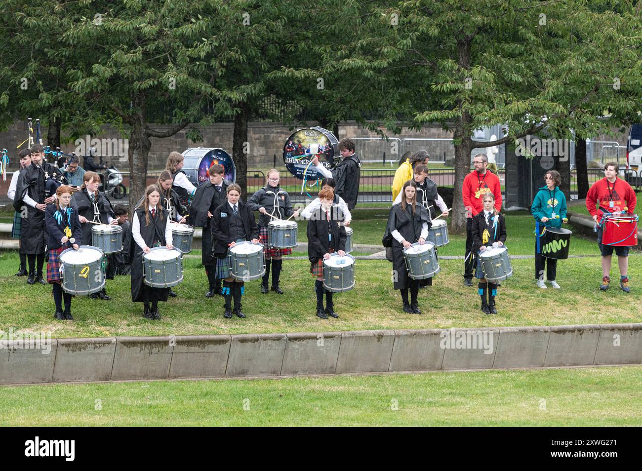 Edinburgh, 19th August, 2024. Scottish Ballet presented a specially commissioned dance piece ...