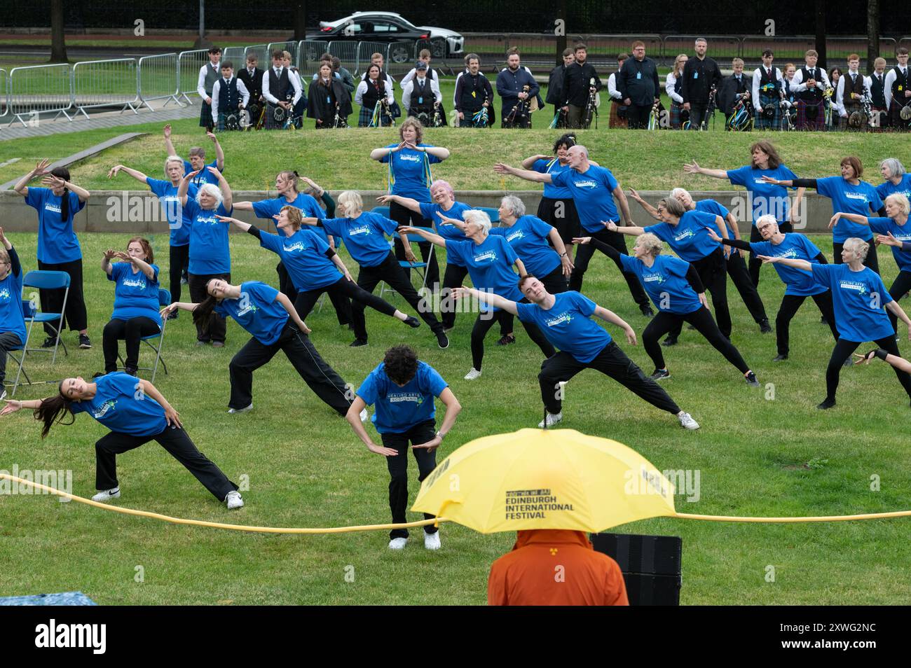 Edinburgh, 19th August, 2024. Scottish Ballet presented a specially commissioned dance piece ...