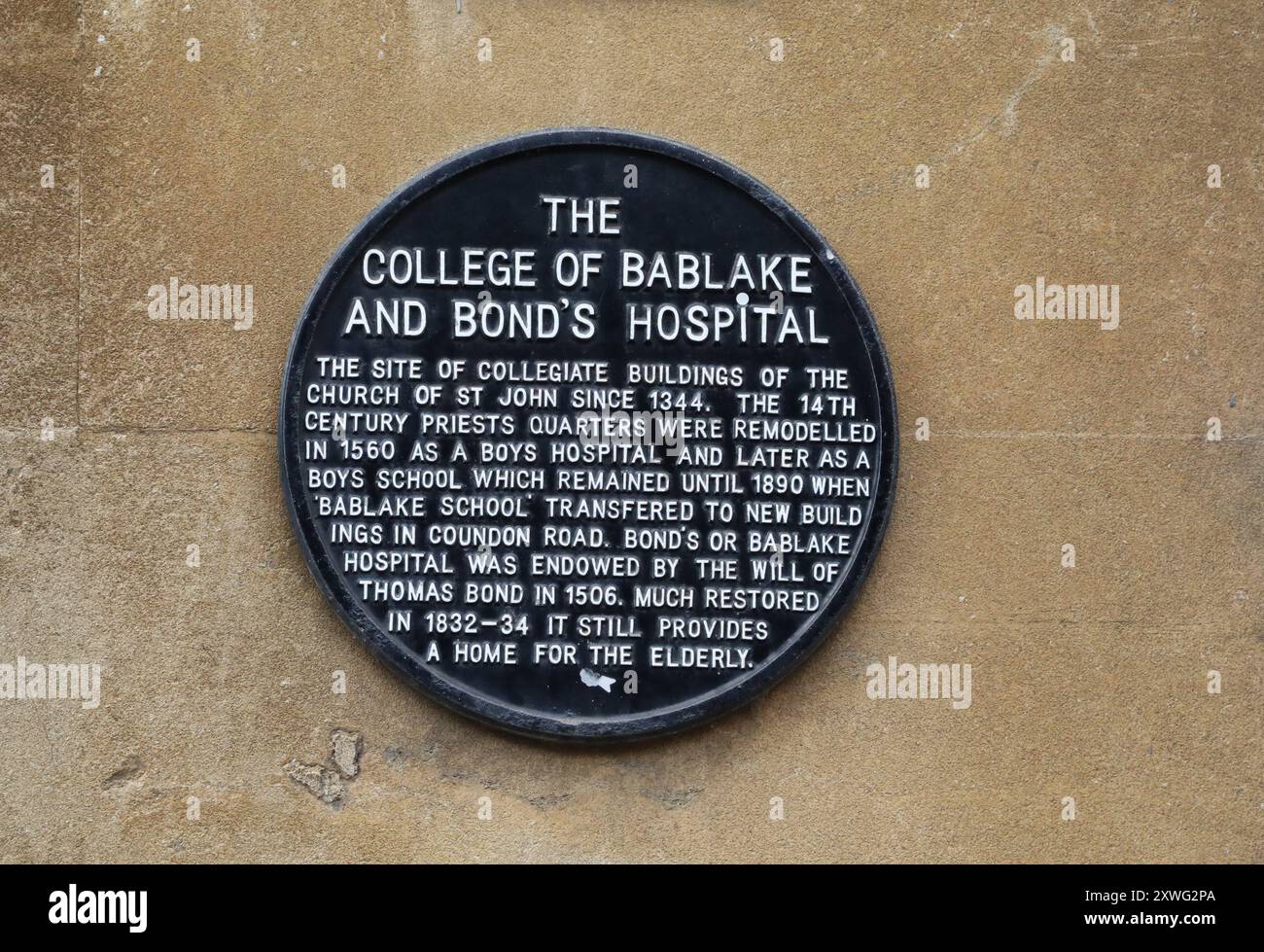 Plaque hospital century hi-res stock photography and images - Alamy