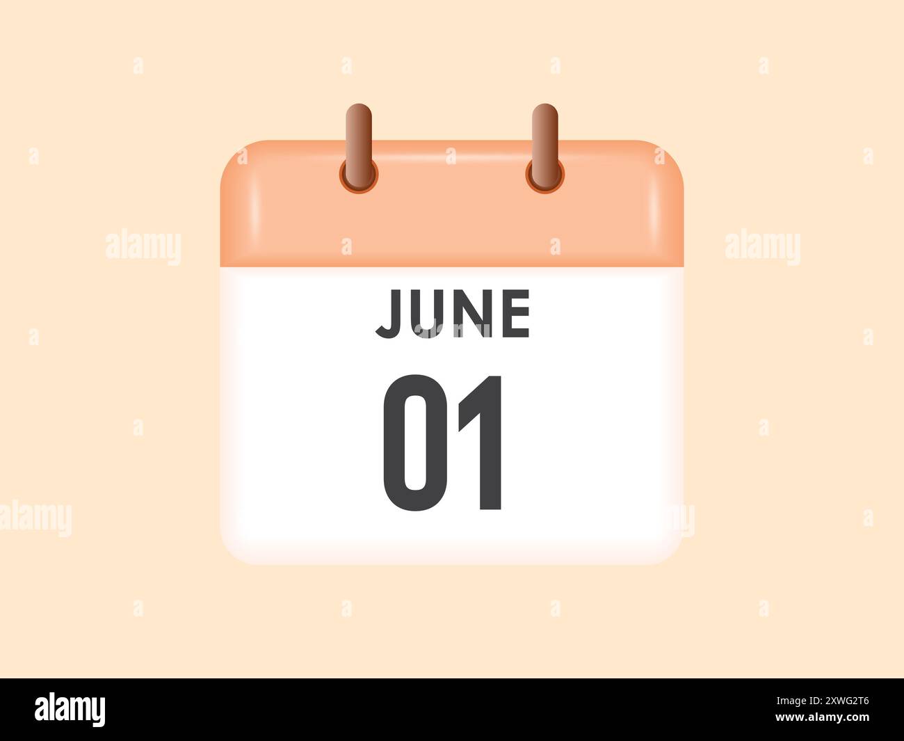 June 10 - calendar and Time planner. Daily Calendar Icon reminder ...