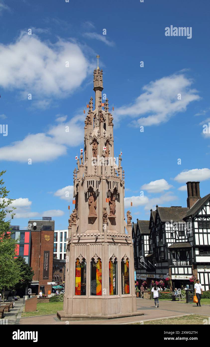 Coventry Cross in the city centre of Coventry Stock Photo - Alamy