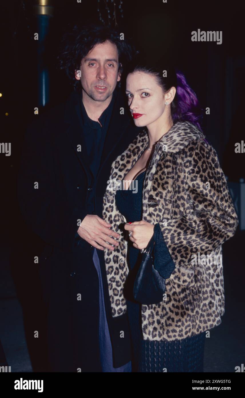 Tim Burton and Lisa Marie in New York City in April 1995. Photo Credit ...