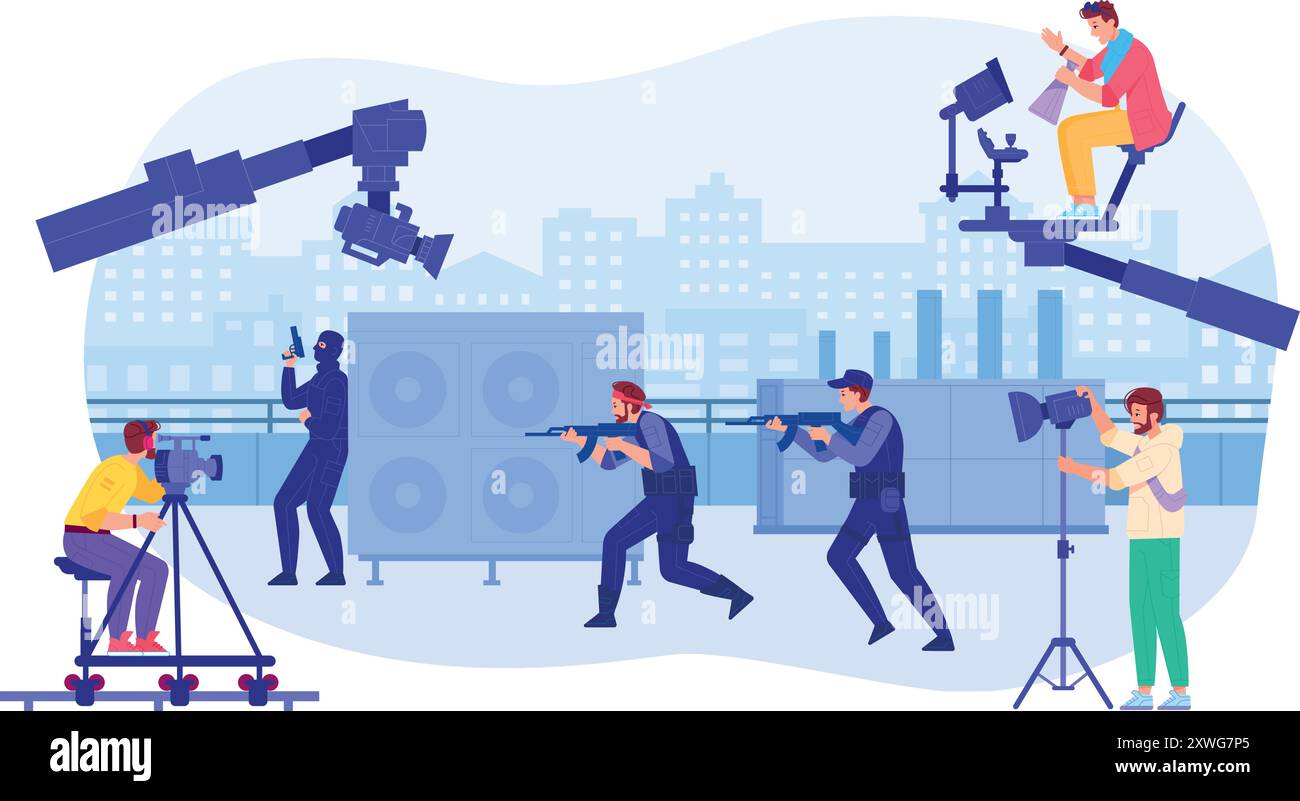 Future of filmmaking Stock Vector Images - Alamy
