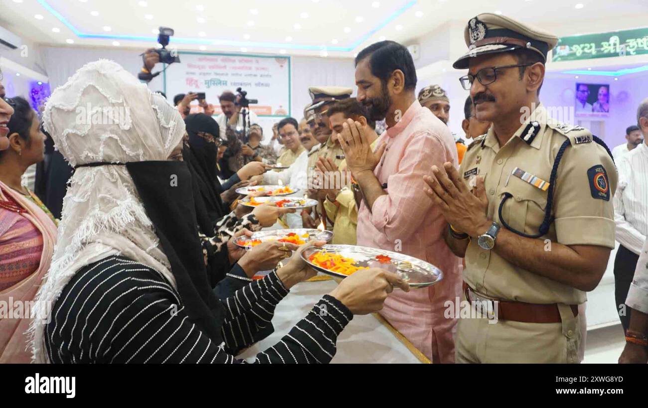 Mumbai, India. 19th Aug, 2024. MUMBAI, INDIA - AUGUST 19: Hindu-Muslim ...