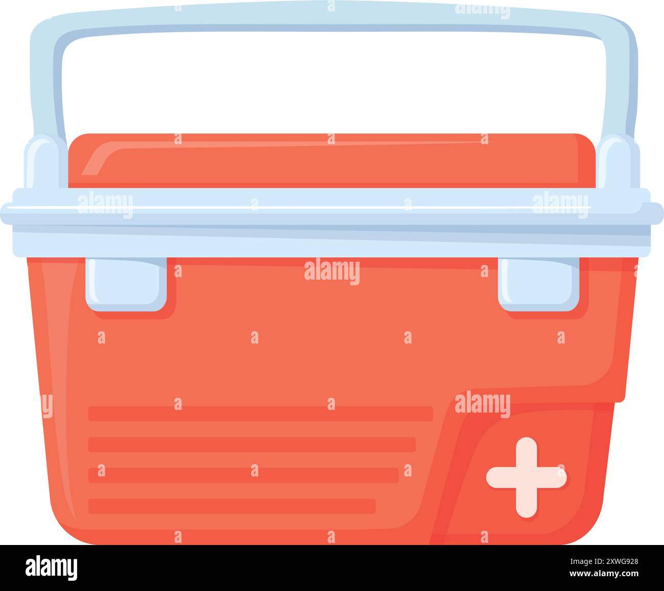 Medical container color icon. Frozen portable laboratory storage ...