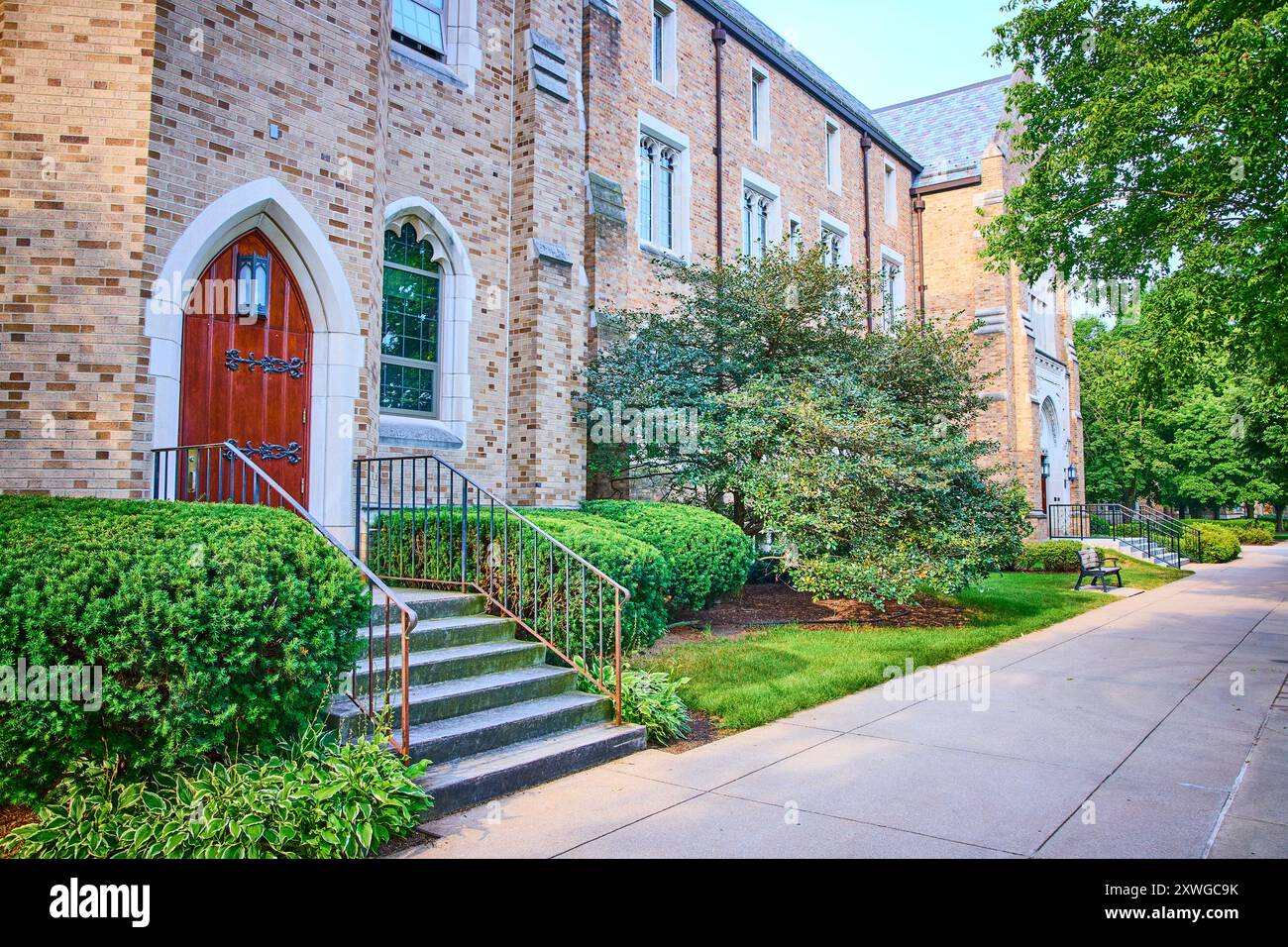 Historic University Building with Gothic Elements on a Sunny Day Eye ...
