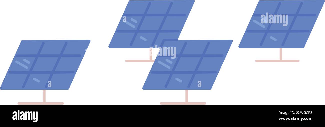 Solar panel color icon. Renewable sun energy isolated on white ...