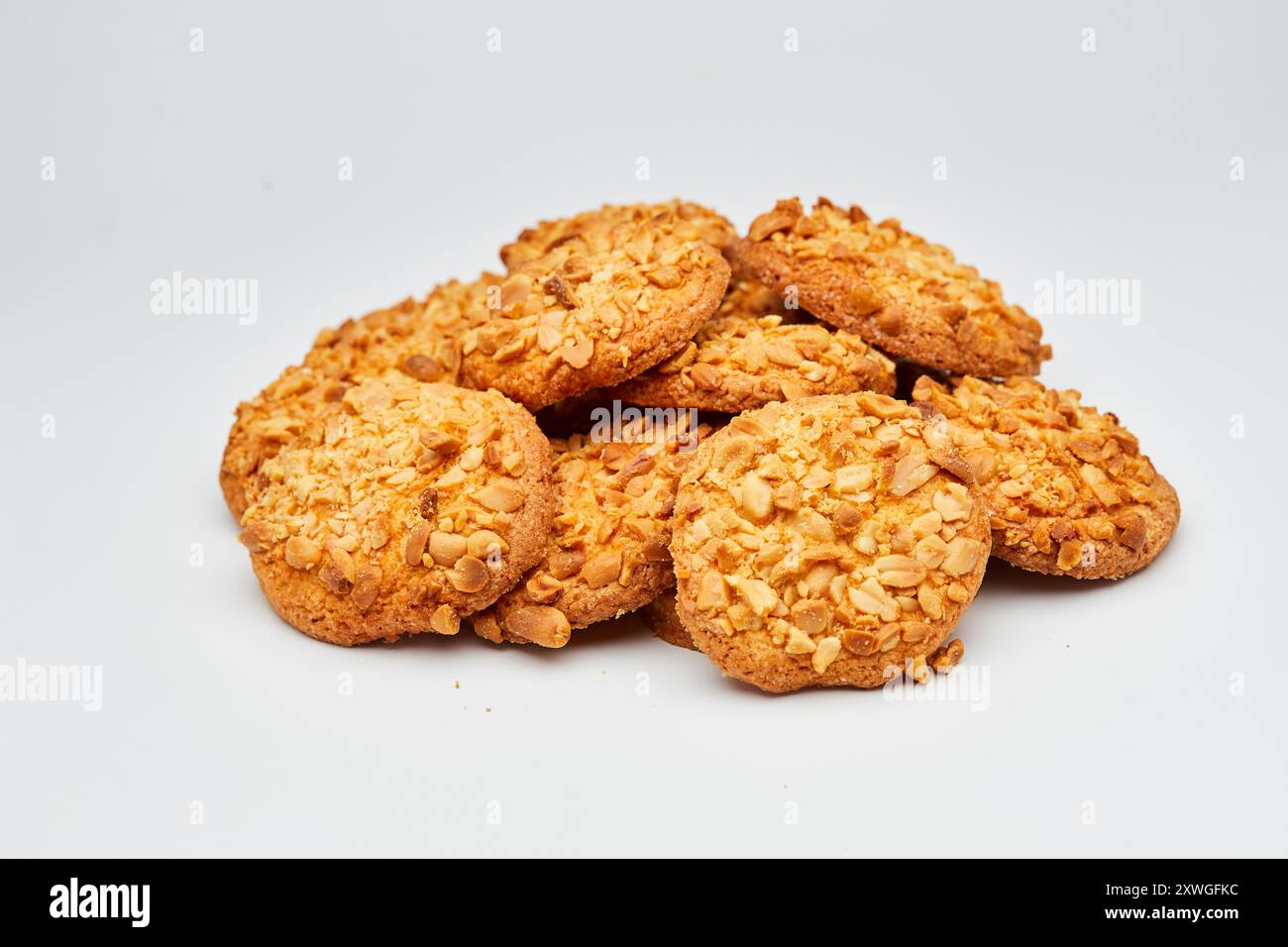 Crunchy almond cookies, freshly baked and ready to satisfy your sweet ...