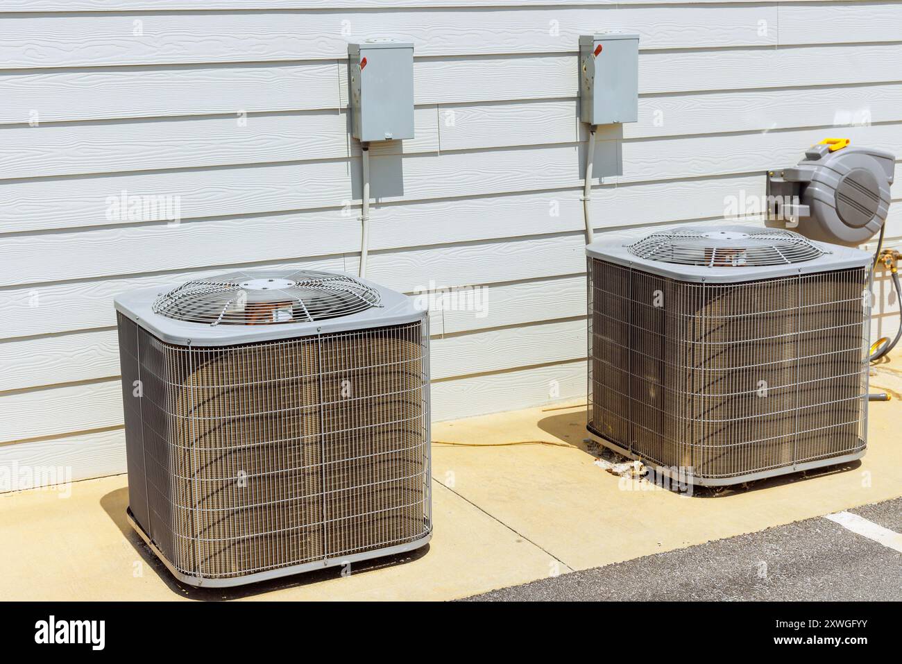 Install a condensing unit for removing heat, moisture from an indoor ...