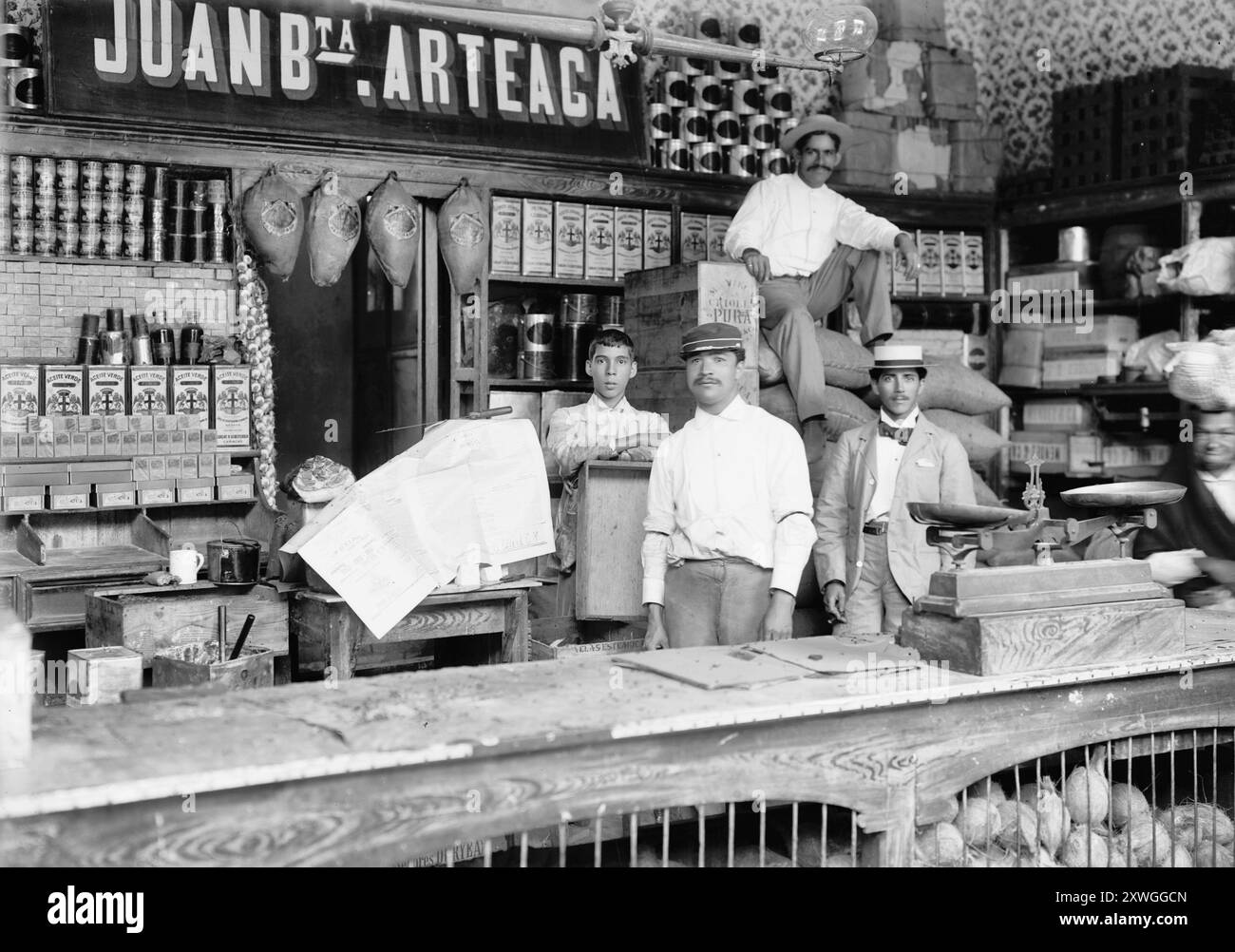 Provision store, Caracas, Venezuela, circa 1900 Stock Photo - Alamy