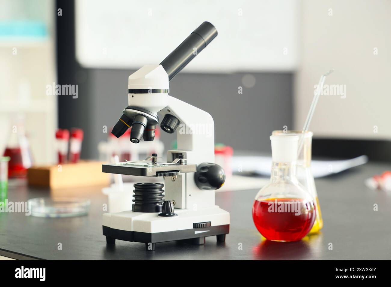 Device chemical analysis flasks on hi-res stock photography and images ...
