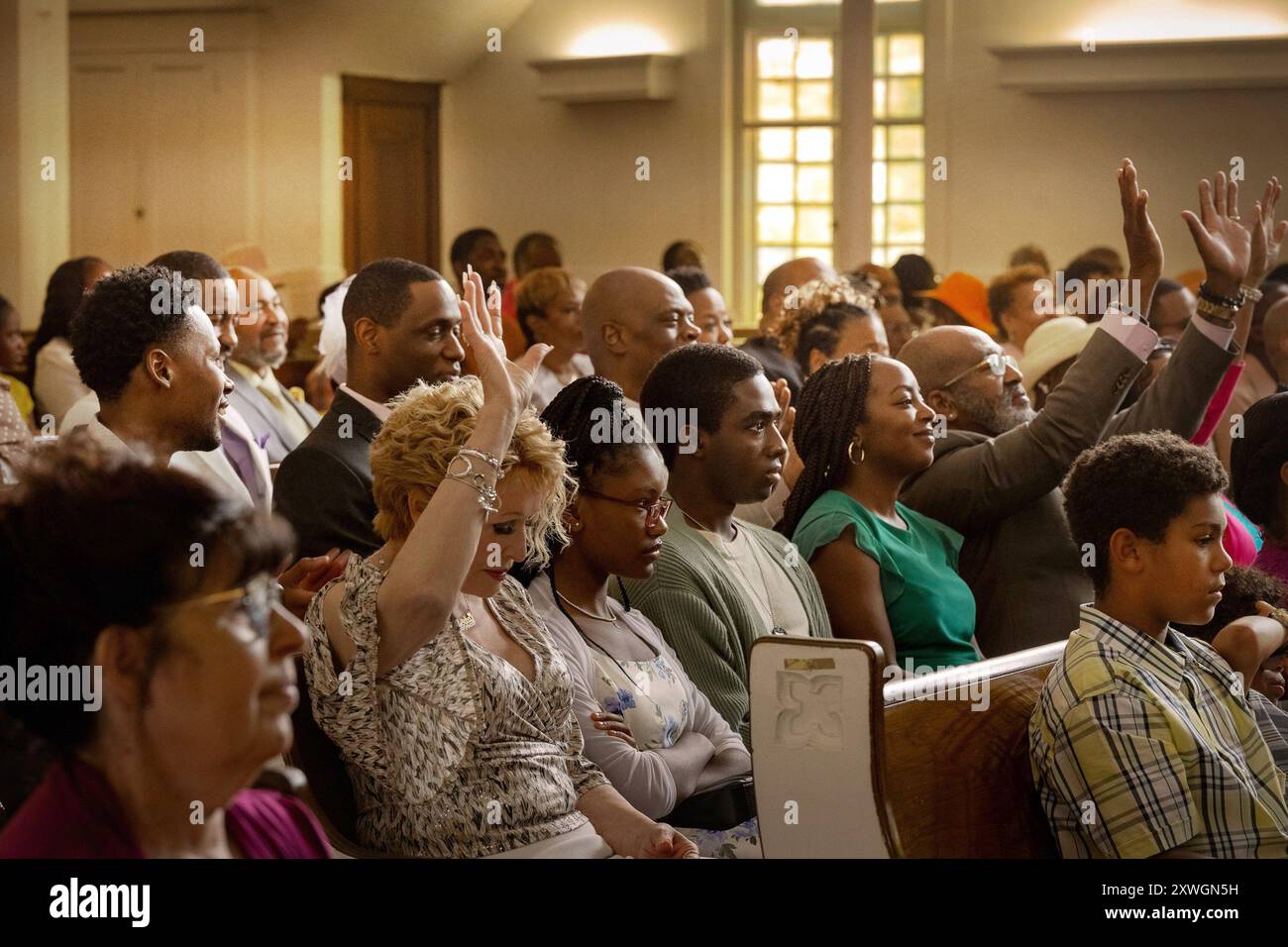 THE DELIVERANCE, center row, 1st 3 from left: Glenn Close (one hand ...