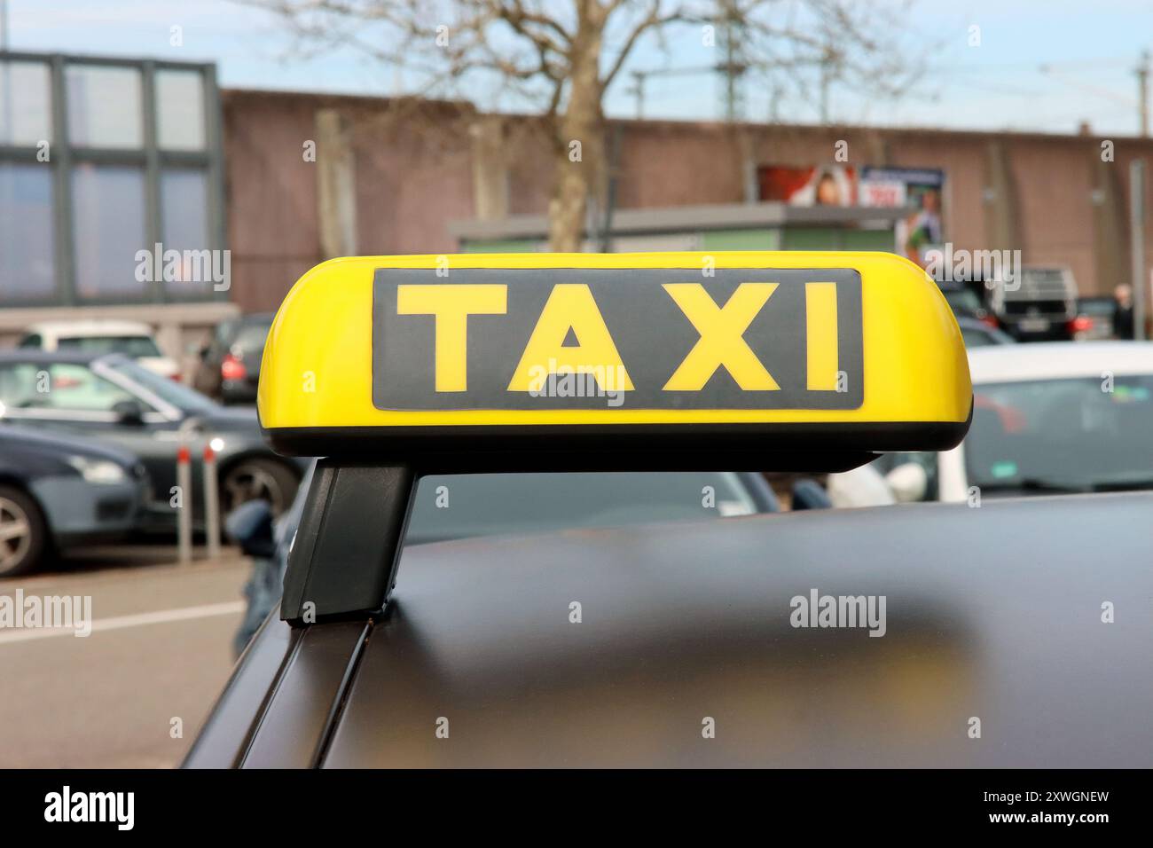 German cab sign hi-res stock photography and images - Alamy