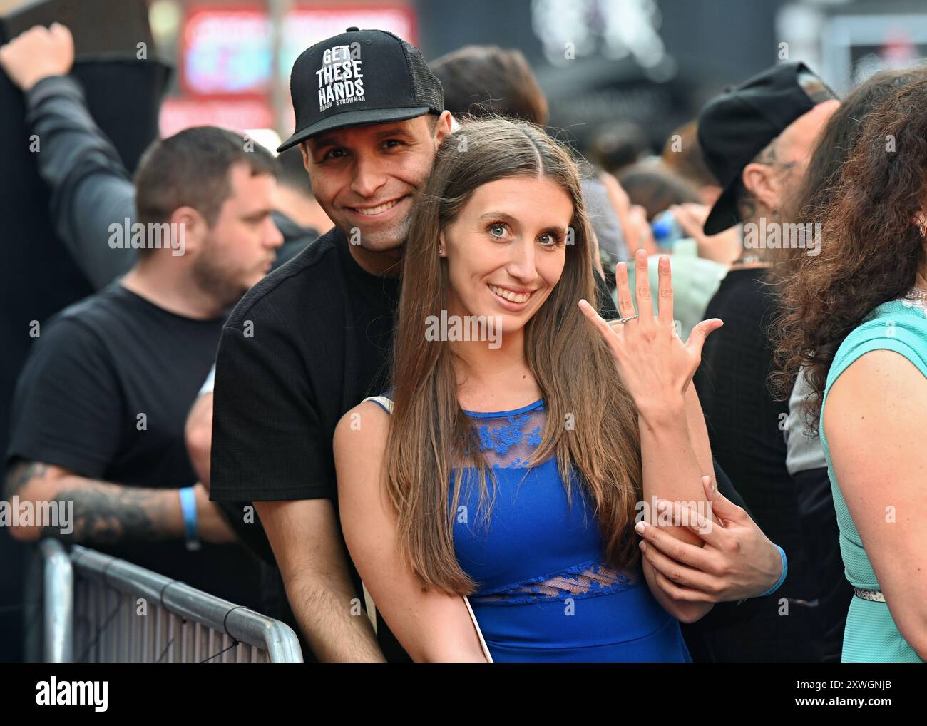 LONDON, UK. 19th Aug, 2024. Just saw an old friends Shaz Salimian and ...