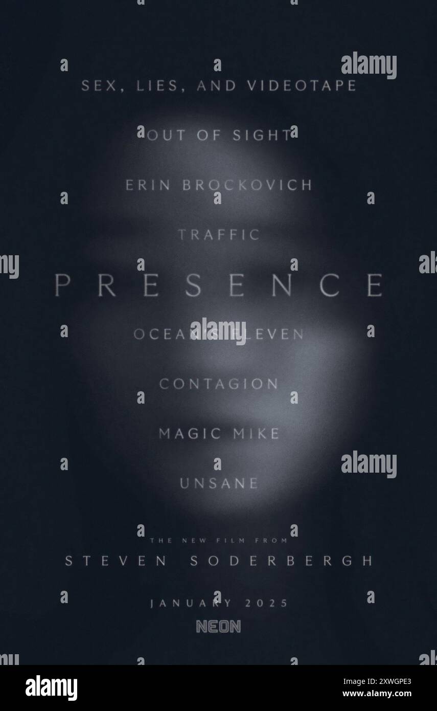 PRESENCE, advance poster, 2024. © Neon / courtesy Everett Collection ...