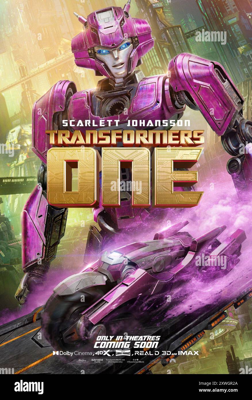 TRANSFORMERS ONE, US character poster, Elita-1 (voice: Scarlett ...