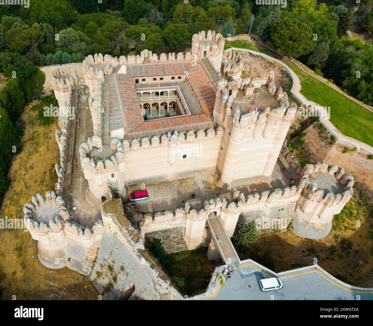 Castillo de Coca Stock Photo - Alamy