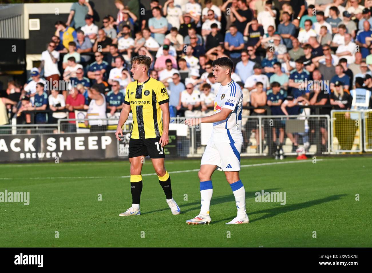 Harrogate Town play Leeds United in a pre-season friendly at The ...