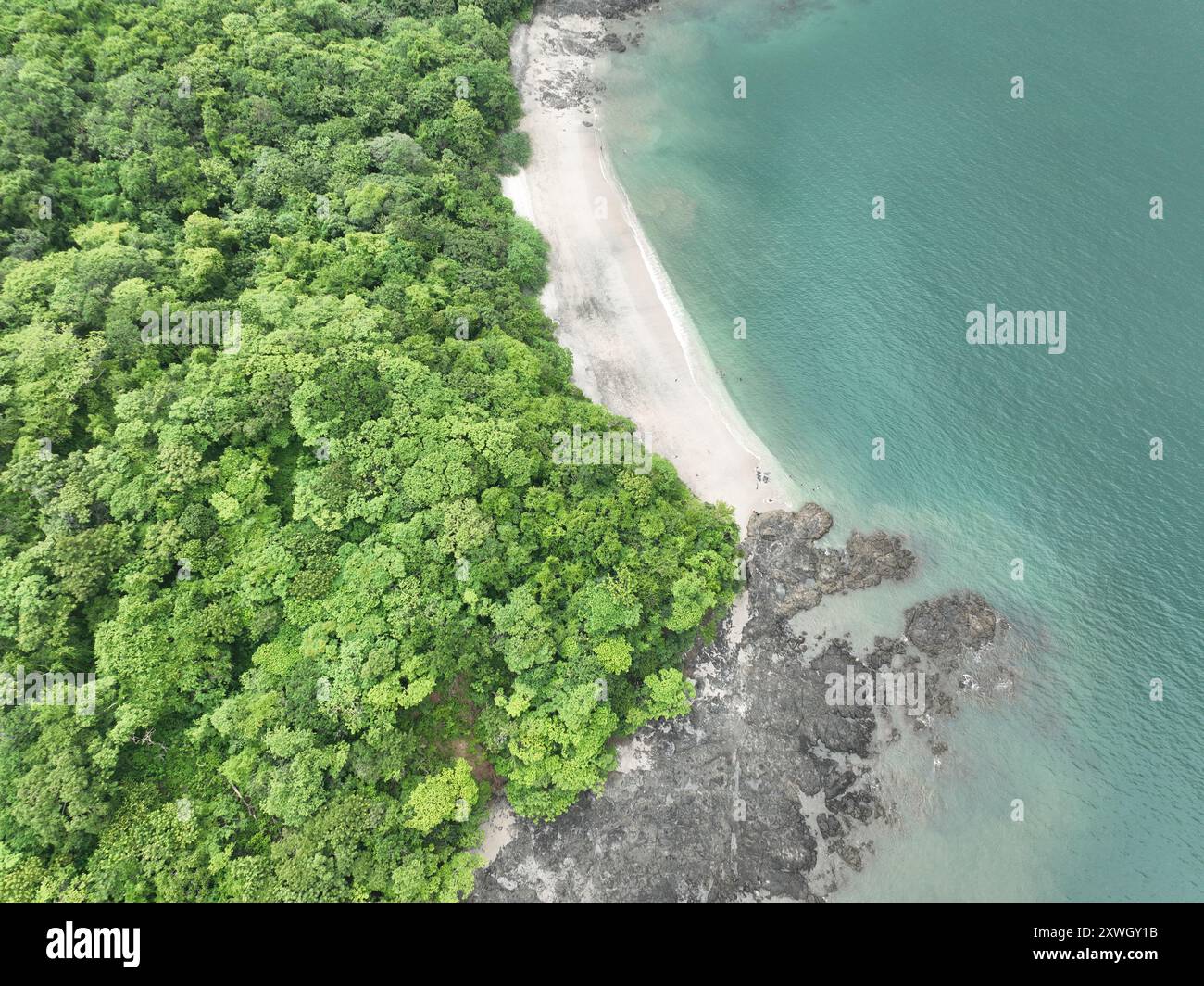 Aerial View of Playas del Coco - Coco Beach in Guanacaste, Costa Rica ...