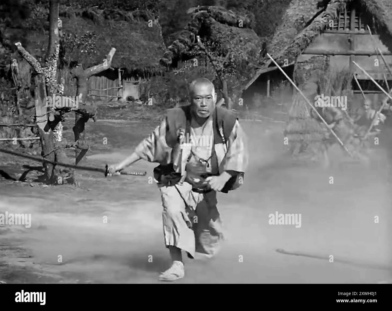 Japan. Takashi Shimura in the 2024 4K release of the film Seven Samurai ...