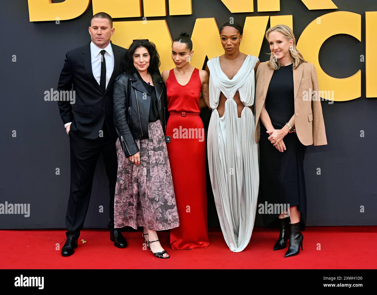 LONDON, UK. 19th Aug, 2024. Channing Tatum, Sue Kroll, Zoe Kravitz ...