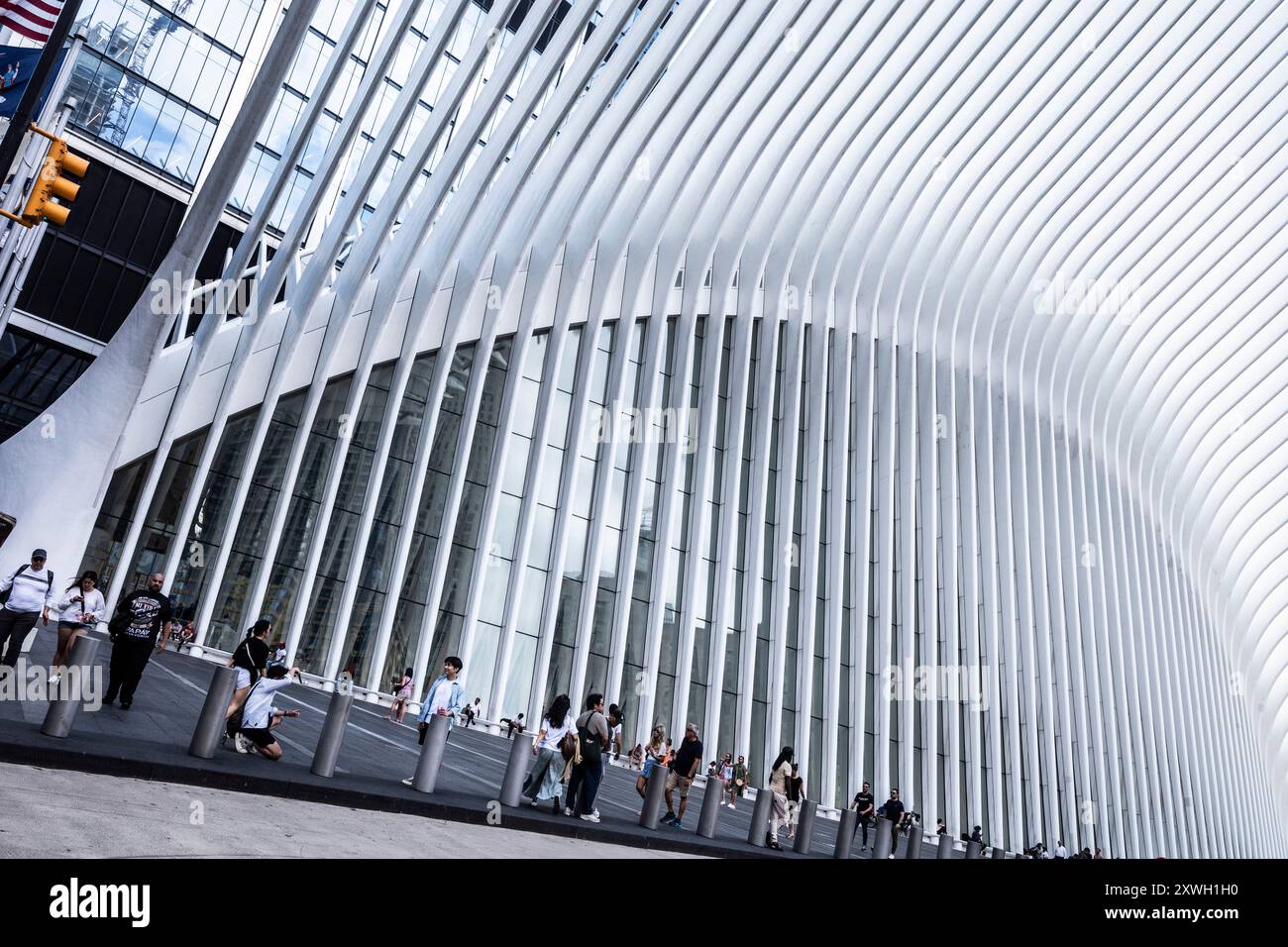 New York, New York, USA. 19th Aug, 2024. The Oculus WTC transportation ...