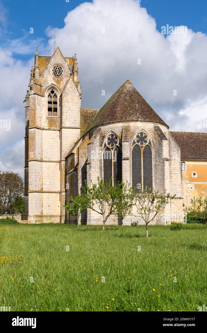 Former priory church of Sainte-Gauburge from the 13th century where the ...