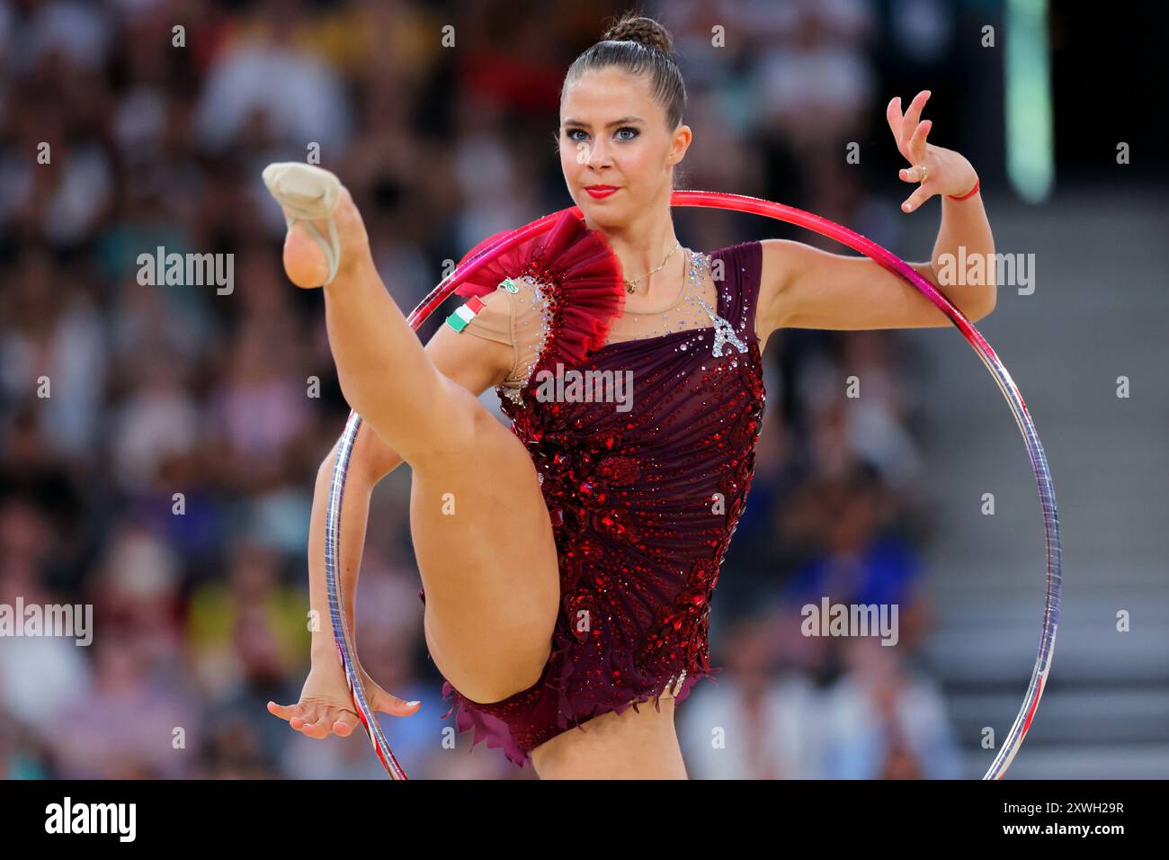 Paris, France. 8th Aug, 2024. Fanni Pigniczki (HUN) Rhythmic Gymnastics ...