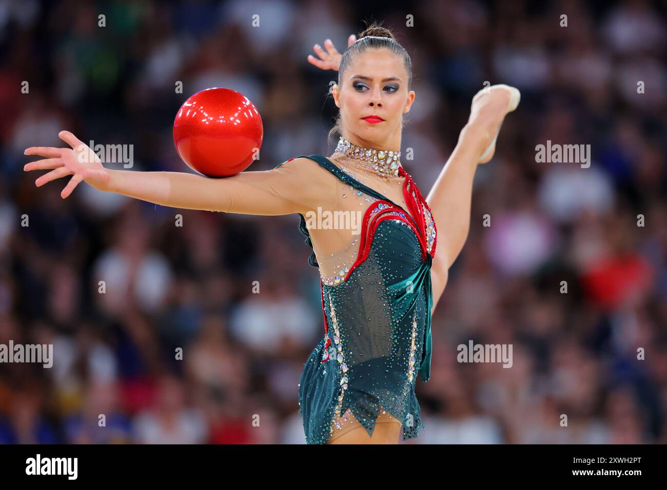 Paris, France. 8th Aug, 2024. Fanni Pigniczki (HUN) Rhythmic Gymnastics ...