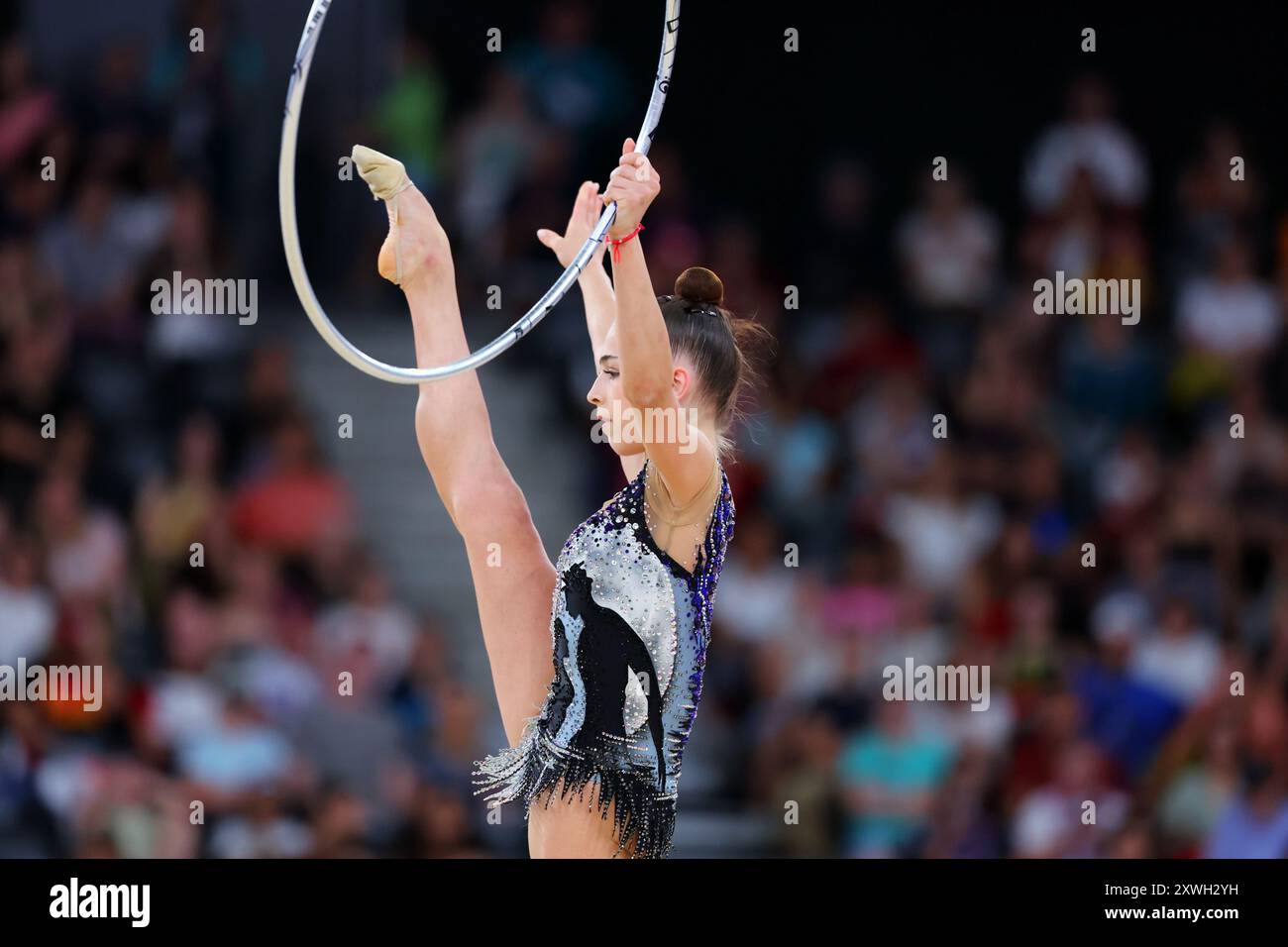 Paris, France. 8th Aug, 2024. Daria Atamanov (ISR) Rhythmic Gymnastics ...